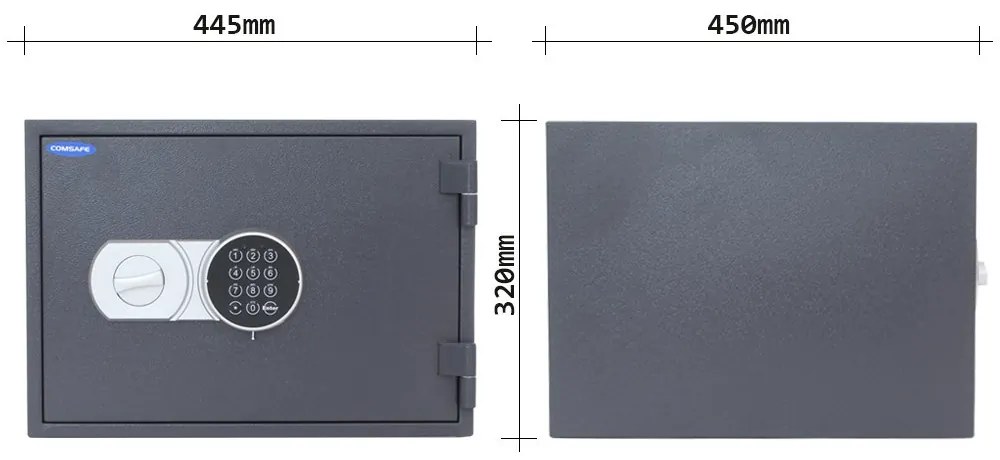 Rottner Ohnivzdorný sejf elektronický S 60 P, 21 l