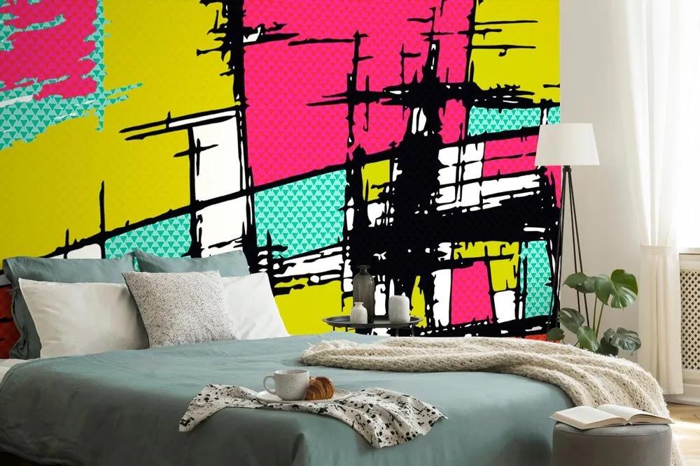 Tapeta barevný pop-art - 150x100 cm