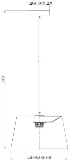 Lucide 10416/01/44 - Lustr na lanku WOOLLY 1xE27/60W/230V oranžová