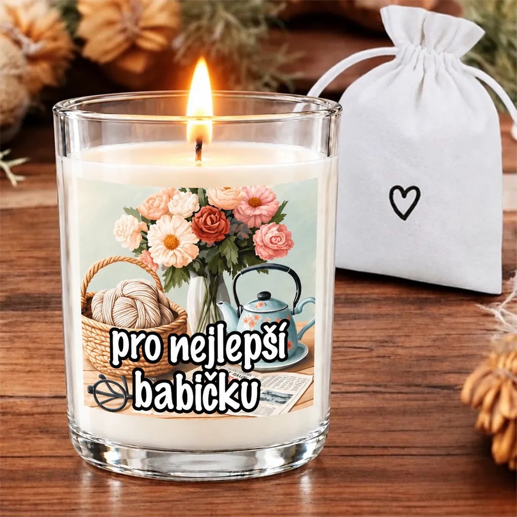 Ahome CZ Krásná svíčka Pro babičku