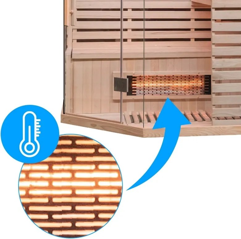 BPS-koupelny Infrasauna Relax HYD-2912 150x150, 4-5 osob