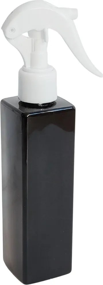 Dávkovač na mýdlo 250 ml černý s bílým rozprašovačem mini LUNA