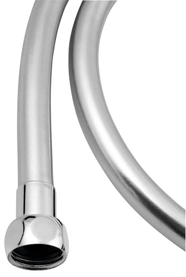 Sapho SOFTFLEX plastová sprchová hadice, 100cm, metalická stříbrná/chrom 1208-05