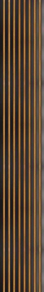 Windu Akustický obkladový panel, dekor Černá//dřevěná deska 2600x400mm, 1,04m2