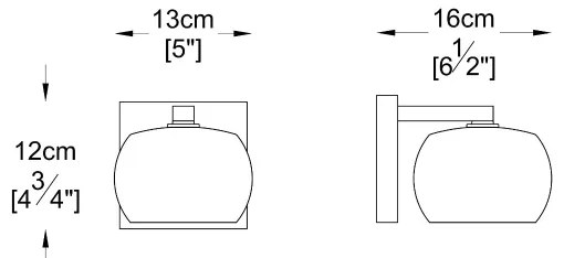 Zuma Line W0076-01A-B5FZ - Křišťálové nástěnné svítidlo CRYSTAL 1xG9/42W/230V