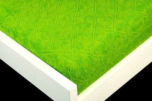 TP Žakárové prostěradlo (220 x 200) Premium - Zelená