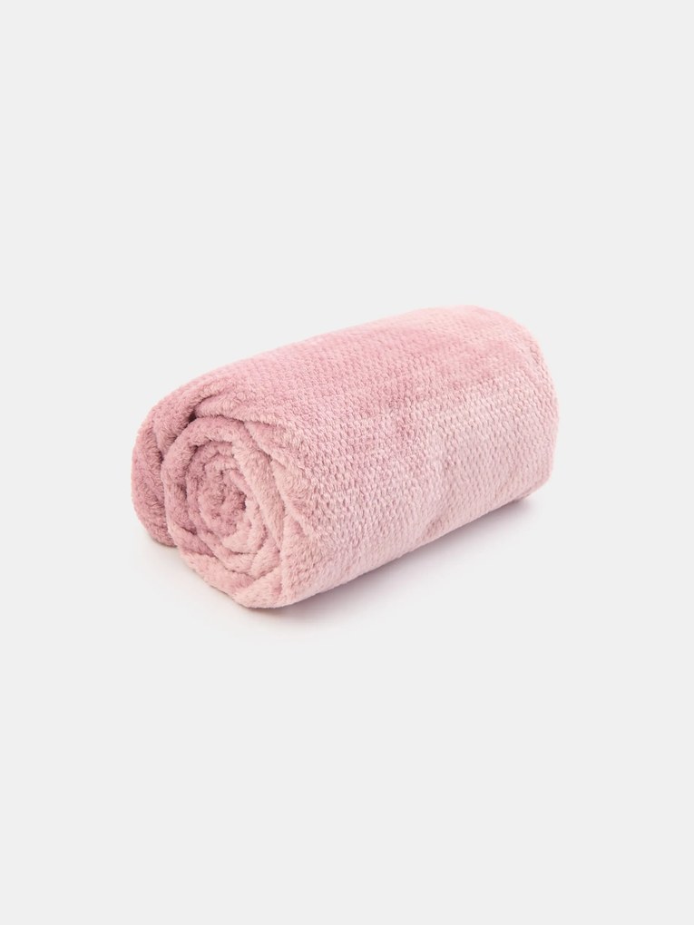 Sinsay - Hladká deka - pastelová růžová
