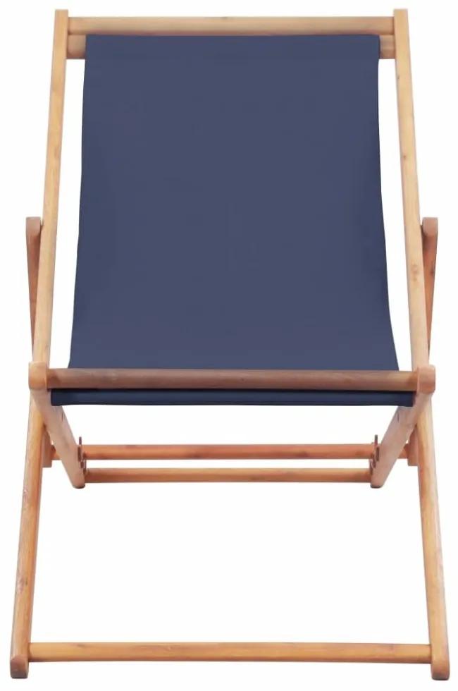 Skládací plážová židle látková Červená