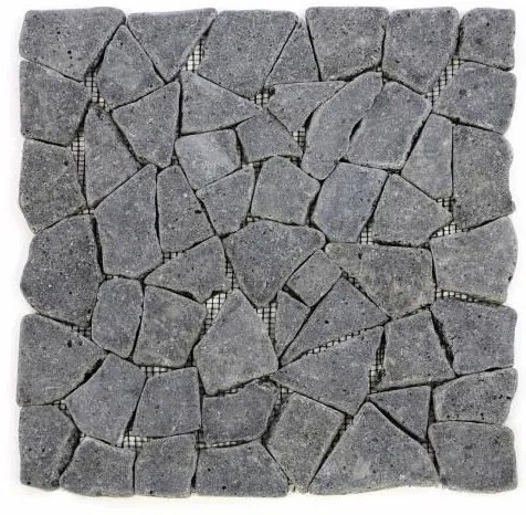 Mozaika Garth z andezitu - tmavě šedá obklady - 1x síťka