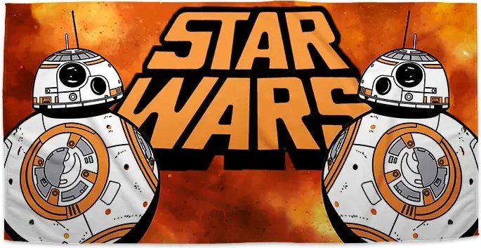 Sablio Ručník Star Wars Ohnivé pozadí - 50x100 cm