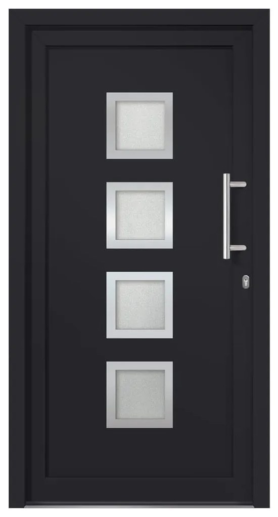 Vchodové dveře antracitové 88 x 200 cm - Default Title