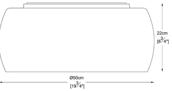 Zuma Line Stropní svítidlo CRYSTAL ø 50 cm