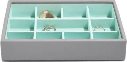 Stackers, Box na šperky Grey Mint Mini 11 | tyrkysová