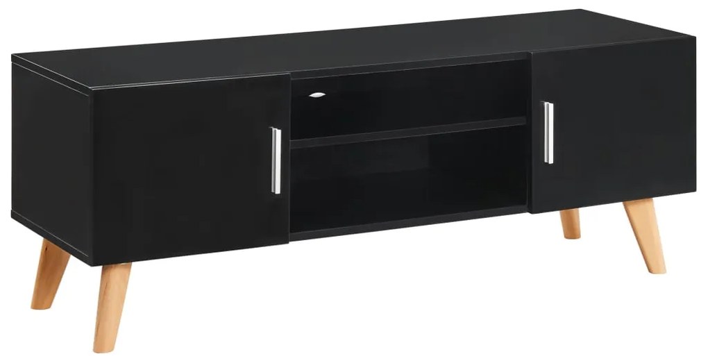 247308 vidaXL TV stolek černý 120 x 40 x 46 cm MDF