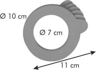 TESCOMA Gumové těsnění pro sklenice DELLA CASA 600, 800, 1000 a 5000 ml, 6 ks