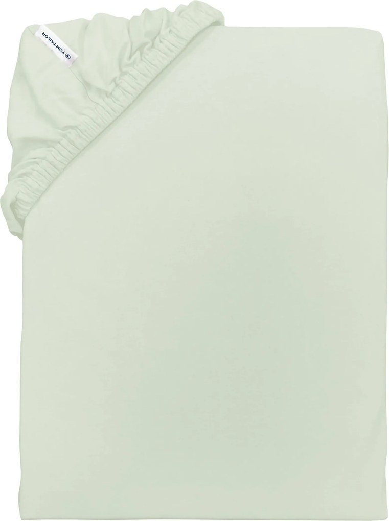 TOM Tailor Jersey napínací prostěradlo, 140-160 x 200 cm. (zelená)