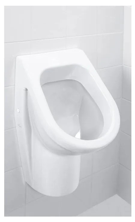 Villeroy & Boch Villeroy &amp; Boch ARCHITECTURA - Odsávací pisoár, 355x385 mm, přívod vody skrytý, bílá alpin 55740001