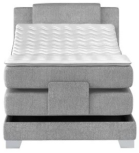 Postel boxspring WAVE 100 x 200 + elektrická regulace výšky Barevné provedení: Mercedes 27