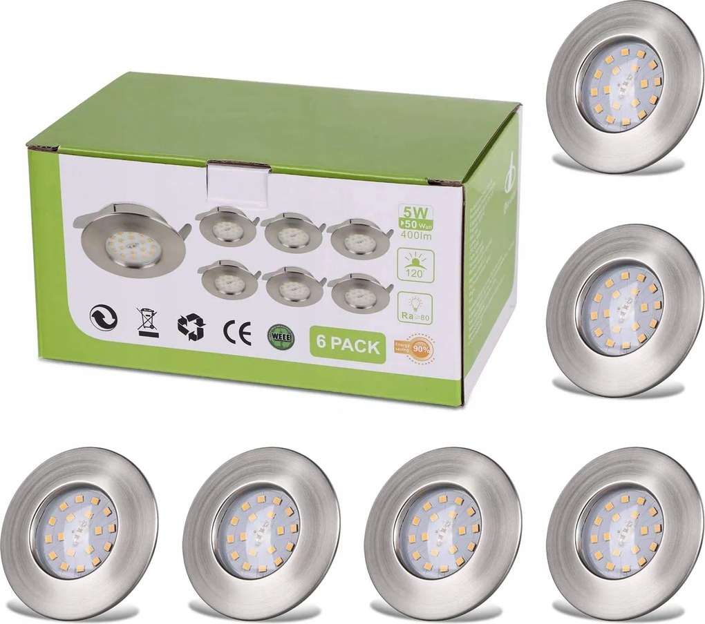 Led žárovky Hydong 6 Ks 3000K 400LM 5W