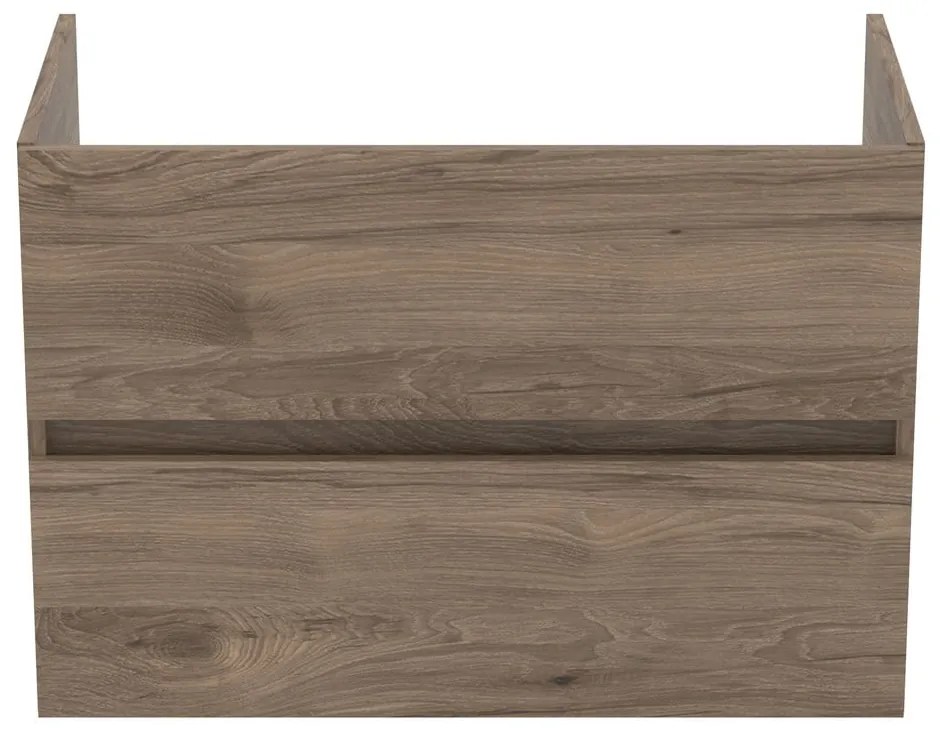 Závěsná skříňka pod umyvadlo v dekoru ořechu v přírodní barvě 80x55 cm Eurovit+ – Ideal Standard