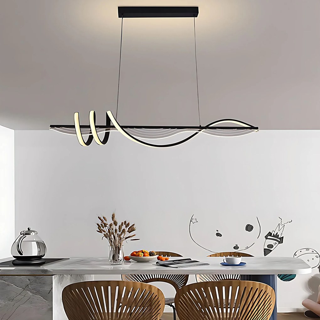 Toolight Závěsné LED osvětlení E3 LHJ041-CP 100 cm černé