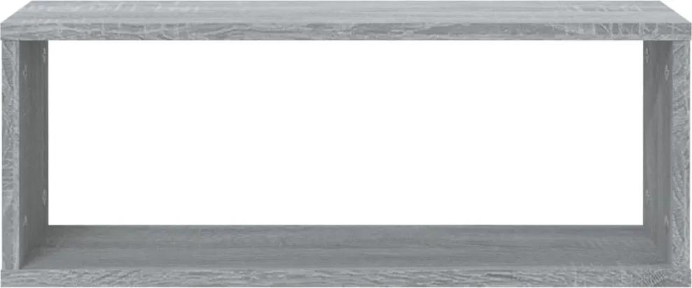 vidaXL Nástěnné obdélníkové police 6 ks 60x15x23 cm kompozit [815929] Barva: šedá sonoma