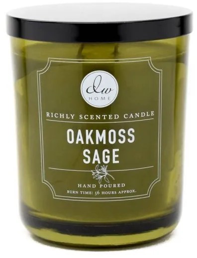 DW Home Vonná svíčka ve skle Aromatická šalvěj - Oakmoss Sage, 15oz