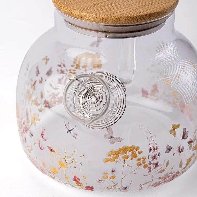 Skleněná konvice KVĚTINOVÁ ROMANCE 1 l