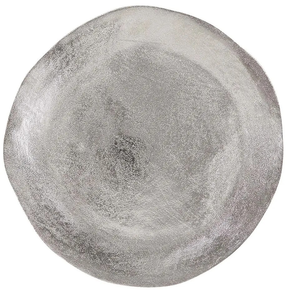 BANQUET Dekorační talíř 32 cm - stříbrná