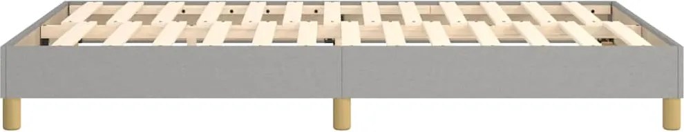 Rám postele s boxspringem světle šedá 120 x 200 cm textil 3120598