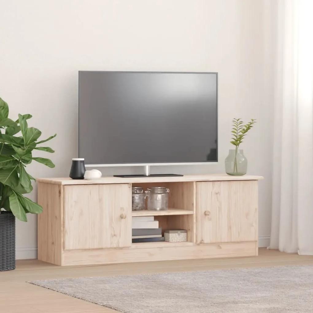 vidaXL TV skříňka ALTA 112 x 35 x 41 cm masivní borové dřevo [353936] Barva: Bílá