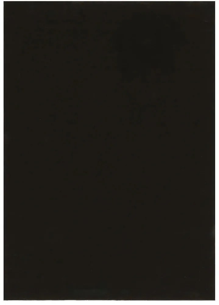 B-LINE Kusový koberec COLOR UNI Black ROZMĚR: 60x100 cm
