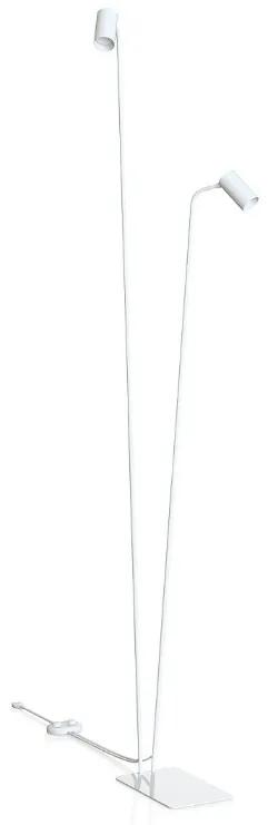 Nowodvorski Mono designová stojací lampa GU10 Barva: Černá/zlatý ring, Varianta: Mono II