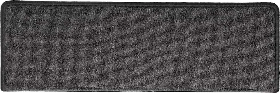 Schodové rohože 30 ks 65 x 21 x 4 cm antracitové s obdélníkovým okrajem 3365765