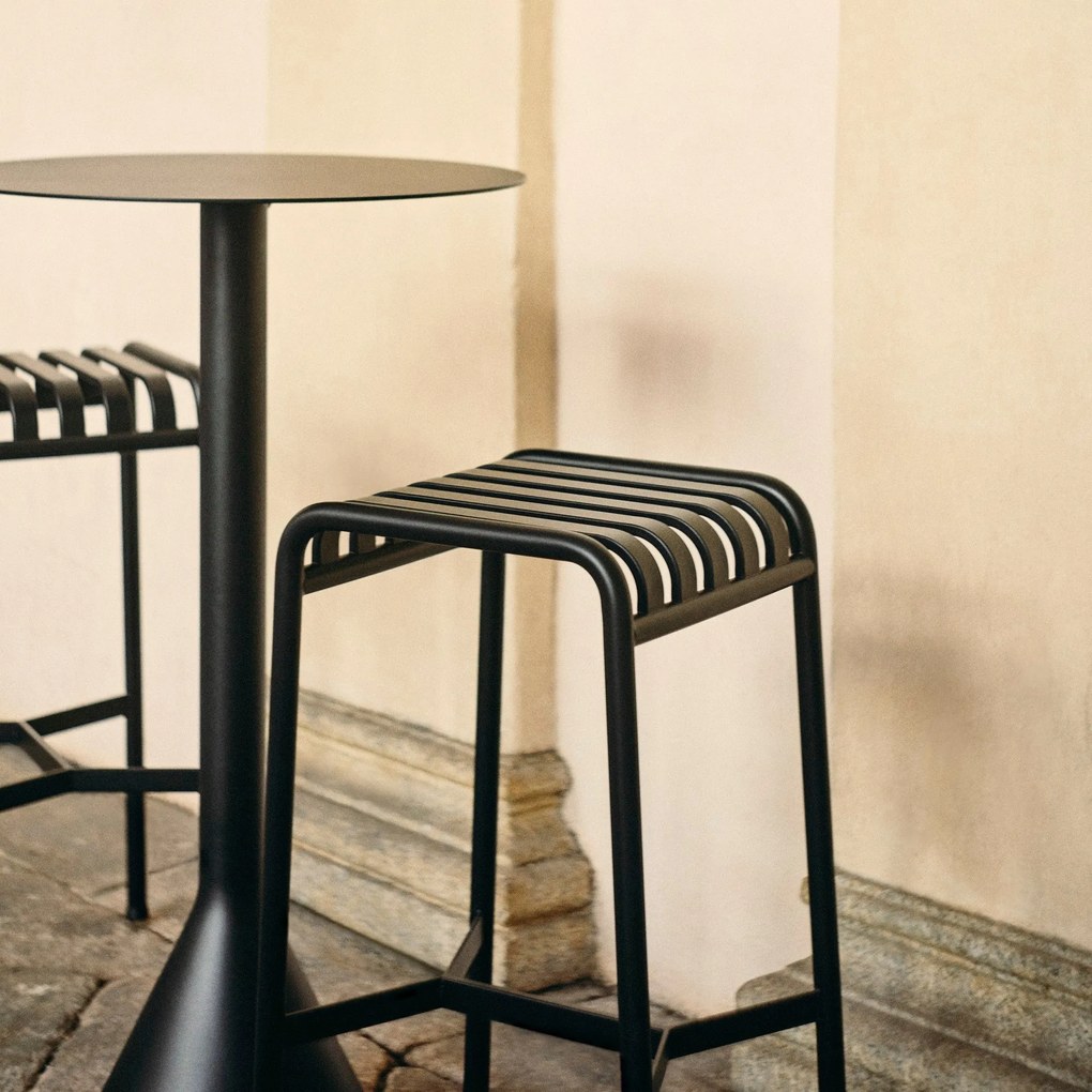 HAY Zahradní stolička Palissade Bar Stool, Olive