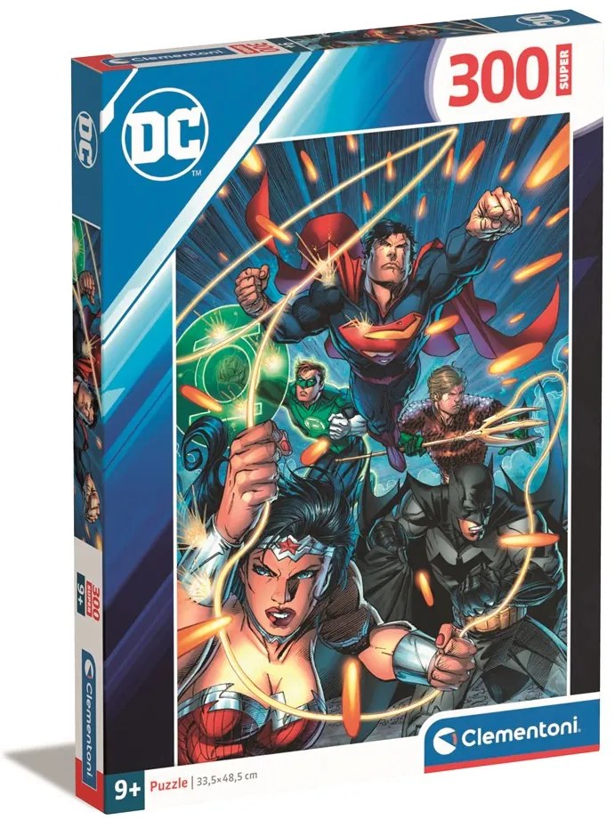 Clementoni - Puzzle 300 Super DC comics