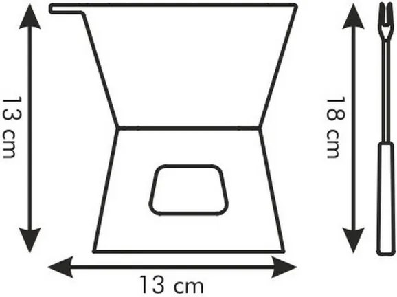 Tescoma Gustito čokoládové fondue pro 4 osoby