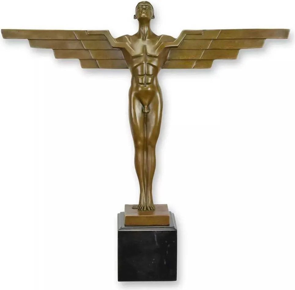 Bronzová socha - Ikarus Art Deco