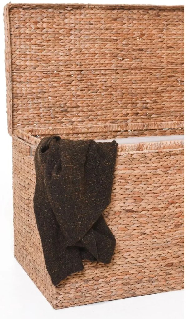 Truhla na prádlo BIG, vodní hyacint, šířka 90 cm natur