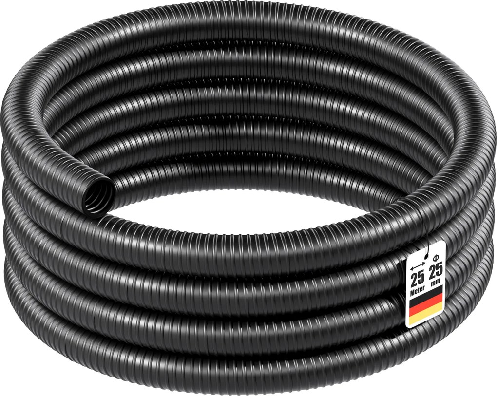 Hadice Wiltec – 25 m, 25 mm, černá (92727)