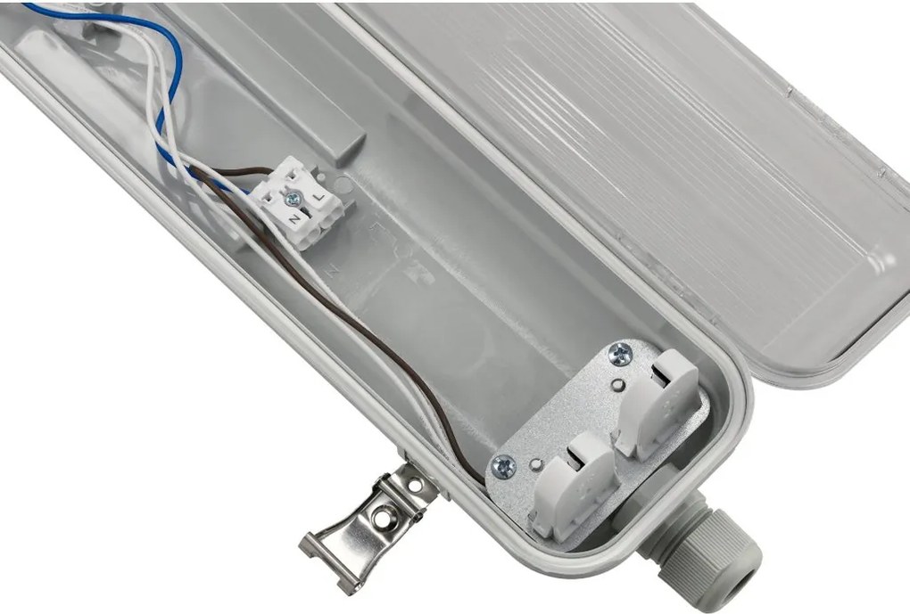 4x hermetické svítidlo Philips LED 2x158cm trubicové svítidlo do garáže a dílny