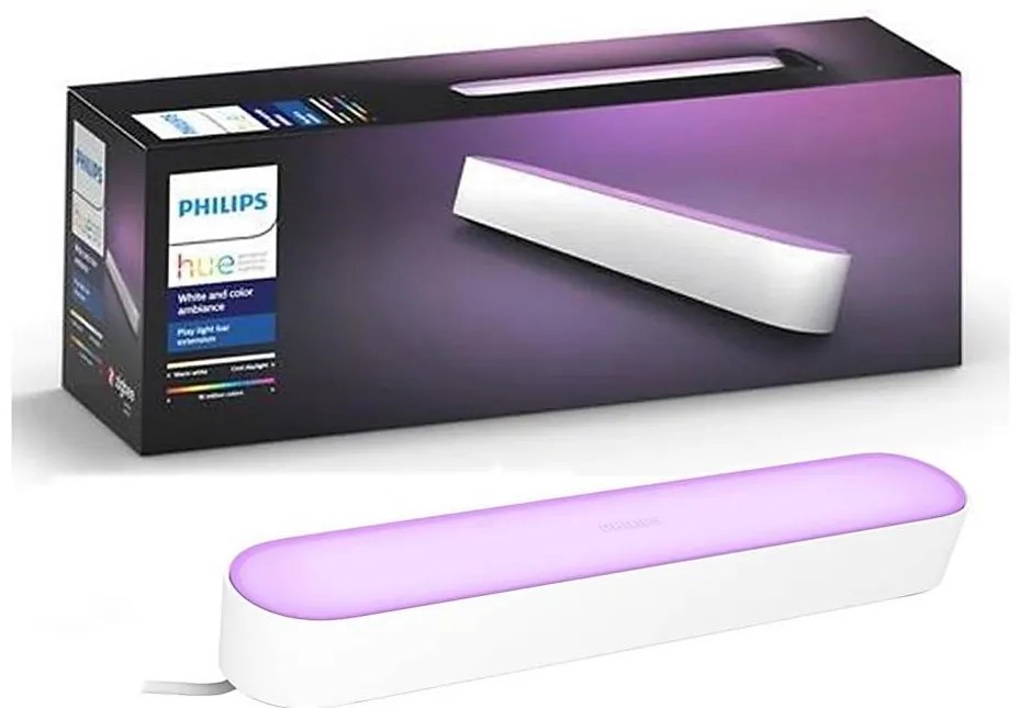 Philips -Rozšiřovací LED RGB Stmívatelná stolní lampa Hue PLAY LED/6W/230V černá