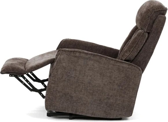 Polohovací křeslo hnědé, elektrické TV-H9727 BR2
