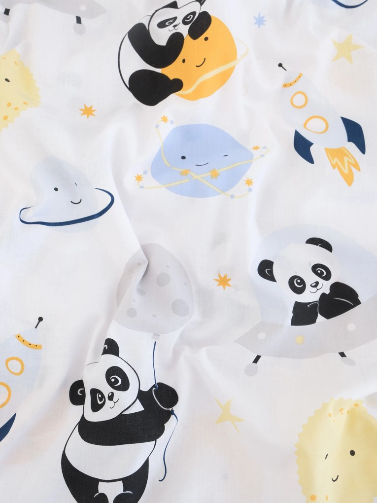 MK Lůžkoviny Bavlněný povlak na polštář Renforcé 40 x 60 cm - Vesmírná panda