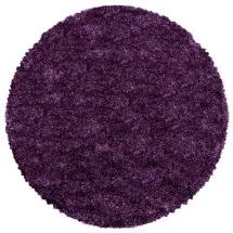 Ayyildiz koberce Kusový koberec Fluffy Shaggy 3500 lila kruh - 200x200 (průměr) kruh cm