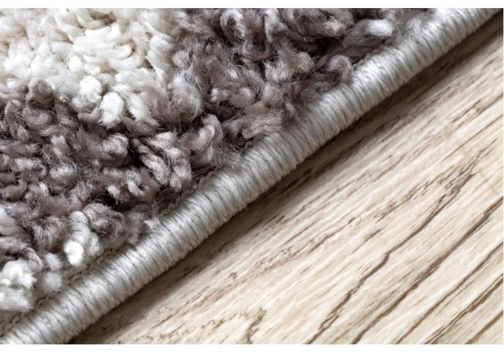 Kusový koberec Shaggy Ariso krémový atyp 70x300cm