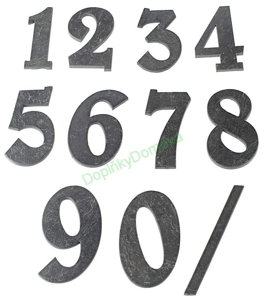 Domovní číslo popisné Břidlice BELWE - písmeno "a"
