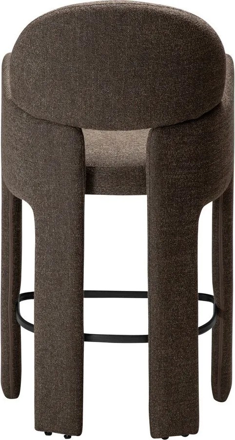 Hnědá barová židle (výška sedáku 68,5 cm) Aole – DAN-FORM Denmark
