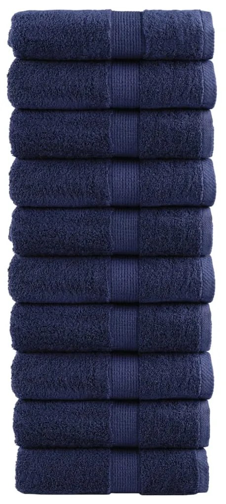 Prémiové mycí utěrky SOLUND 10 ks tmavě modré 30x30 cm 600 g/m² 137253