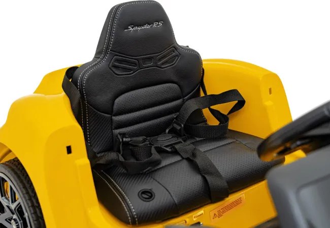 Elektrické autíčko Porsche Spyder RS 718 Lakýr žluté